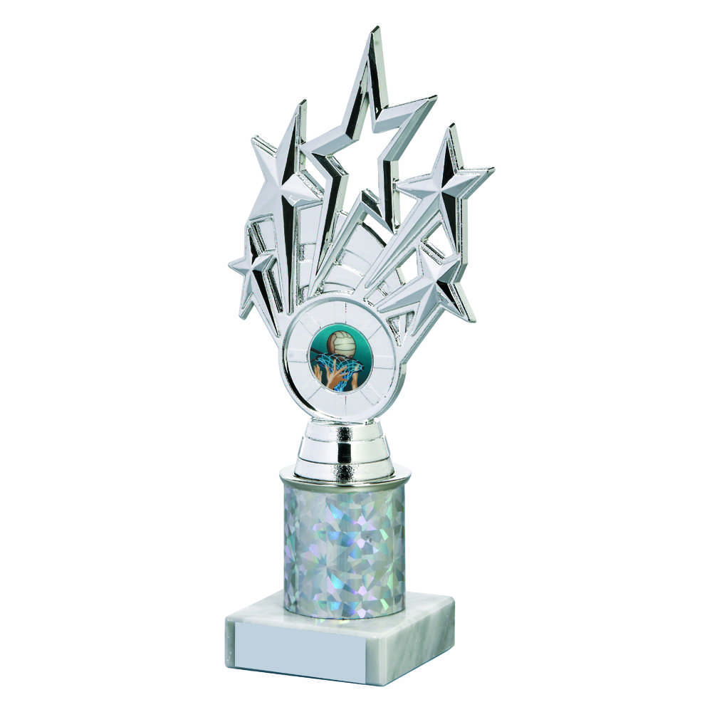 Shooting Stars Trophy Chrome - Star trophies from OnlineTrophies